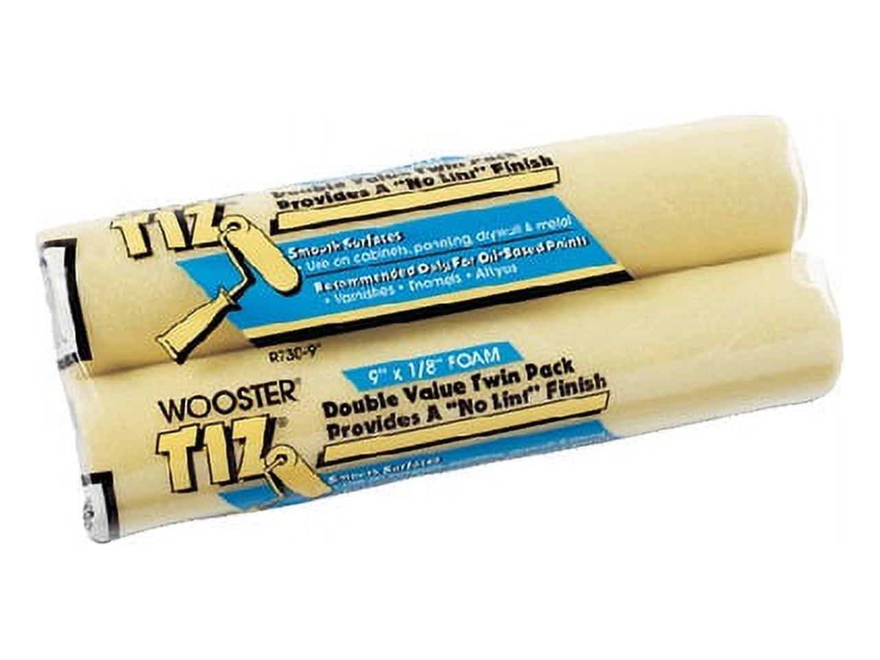 Wooster 9" Paint Roller Cover, 1/8" Nap, Foam R730-9 - Walmart.com