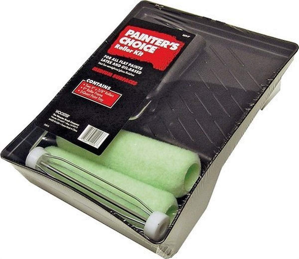 Wooster Painter's Choice Roller Kit, 3/8-Inch Nap, 9-Inch, 2 Rollers ...