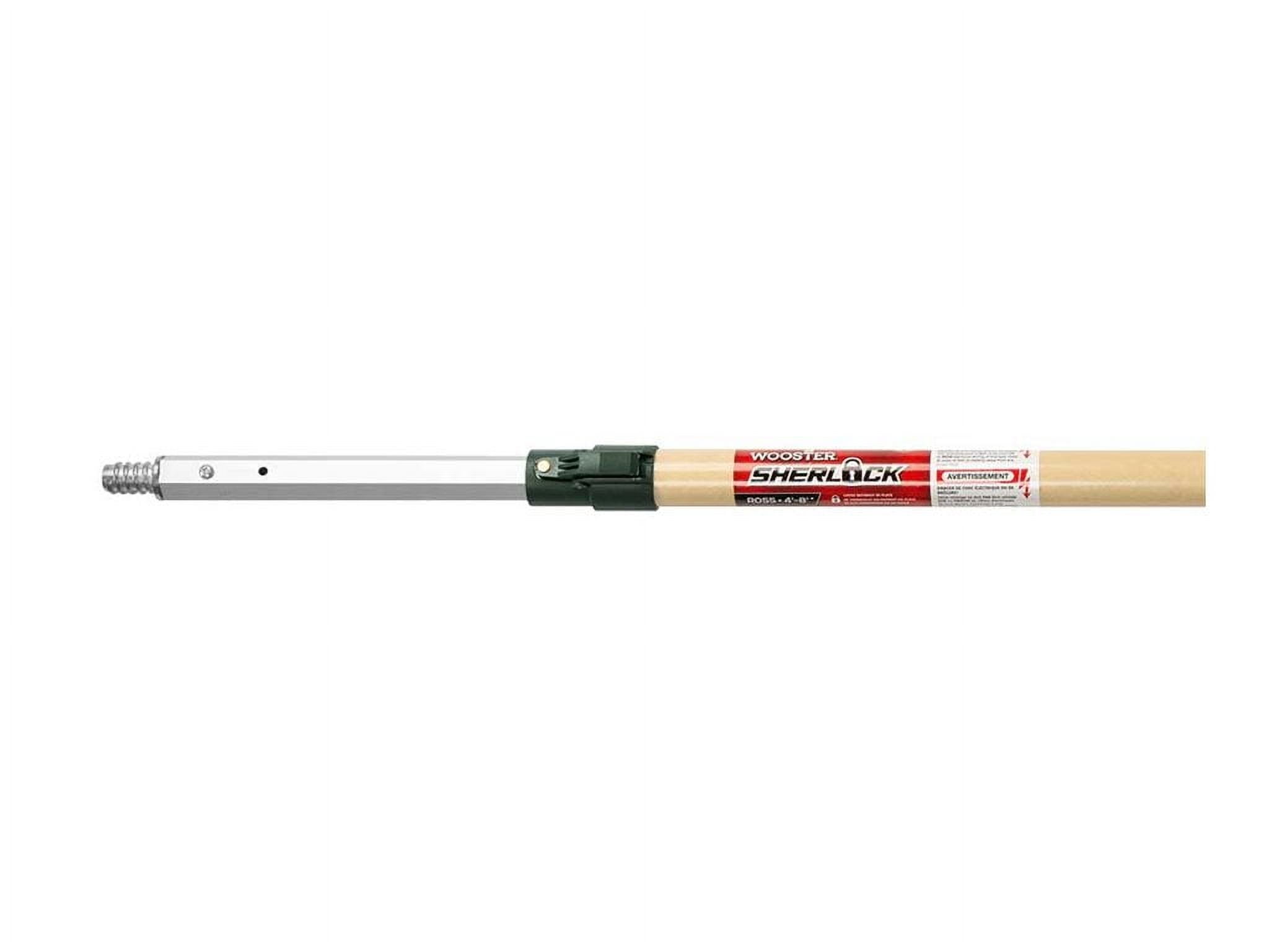 Wooster Brush Sherlock Extension Pole, 8-16 ft Brass-Plated Steel Brown ...