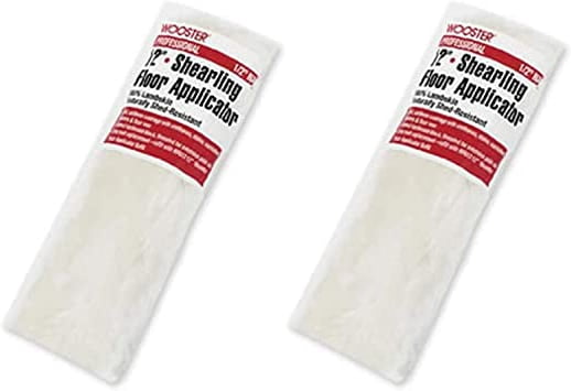 Wooster Genuine 10" Wooster Wool Floor Applicator 1/2" 2-Pack Floor ...