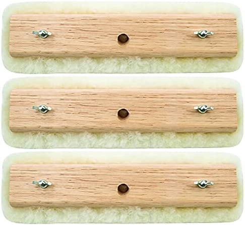 Wooster Genuine 12" Wooster Wool Floor Applicator 1/2" 3-Pack Floor ...