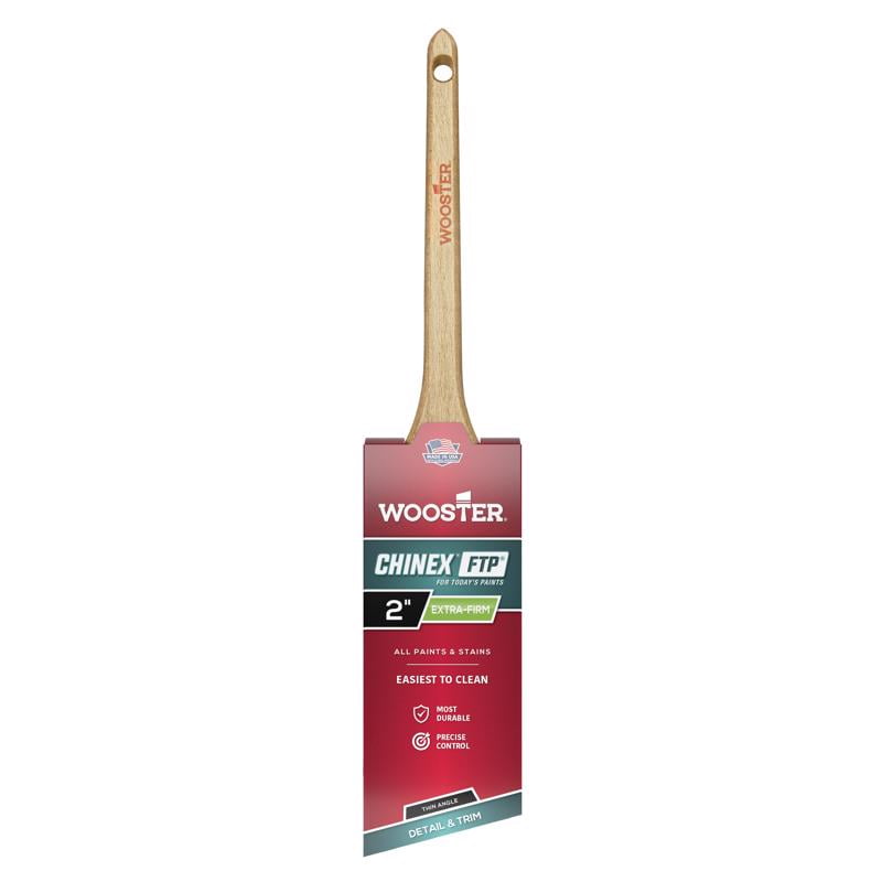 Wooster Genuine 2" Chinex FTP Thin Angle Sash Paintbrush - 4424-2 ...