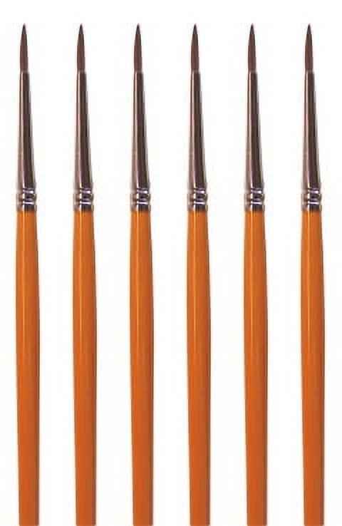 Wooster Genuine #2 Red Sable Watercolor Pointed Artist Paintbrush 6 ...