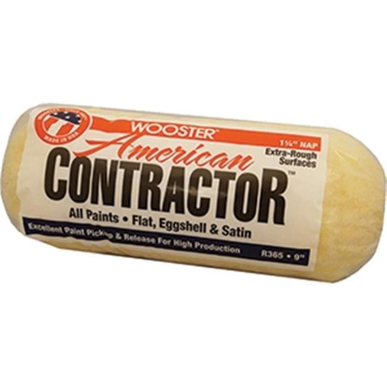 Wooster Paint Roller Cover,9"L,1 1/4"Nap,Knit R565-9 - Walmart.com