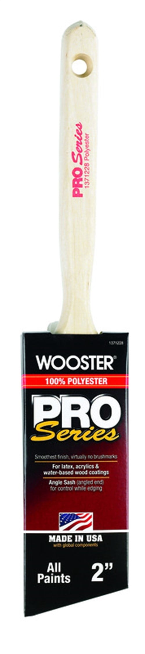 Wooster Pro Series 2 in. W Angle Paint Brush - Walmart.com