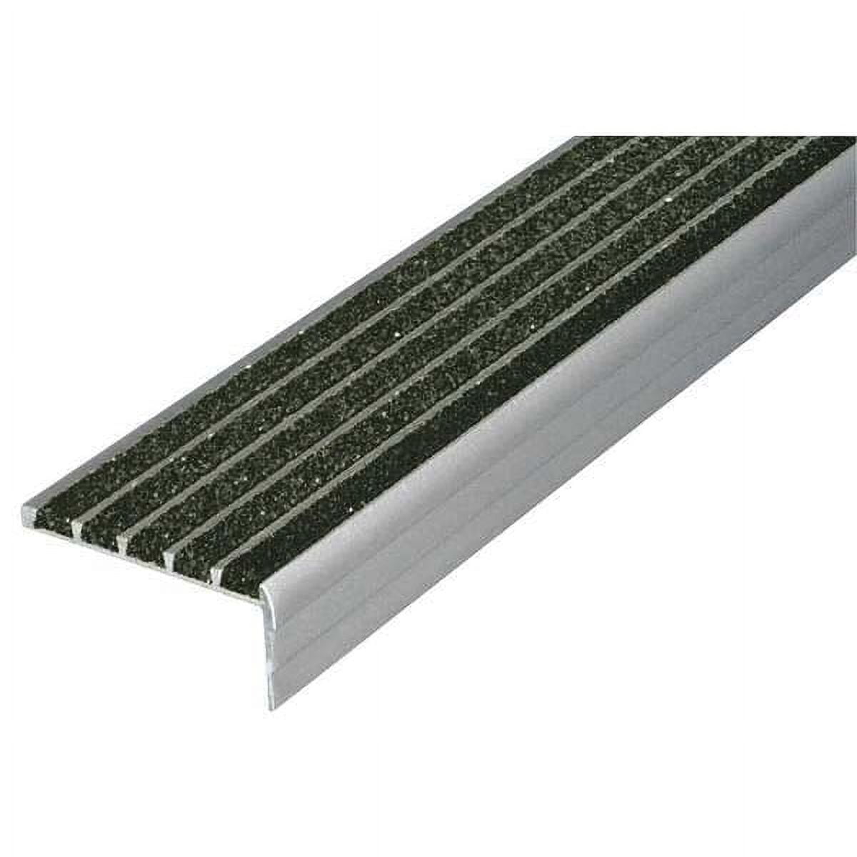 Wooster Products Stair Nosing,Black,60in W,Extruded Alum 132BLA5 ...