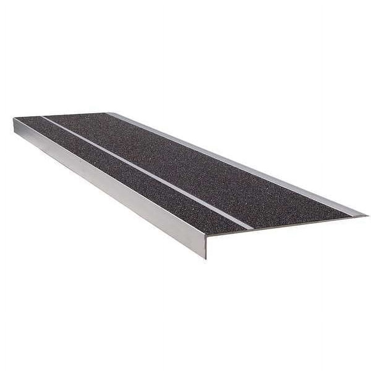 Wooster Products Stair Tread,Black,54in W,Extruded Alum 300BLA4-6 ...