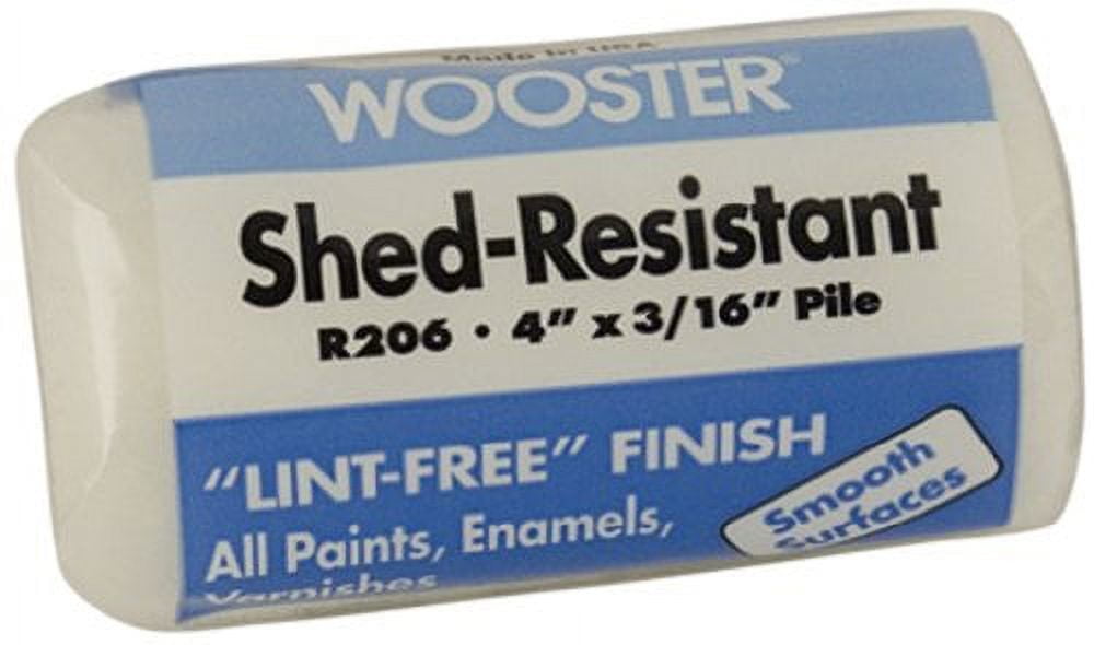 Wooster R206-4 Super Doo-Z Smooth Shed-Resistant Roller Cover, 3/16 ...
