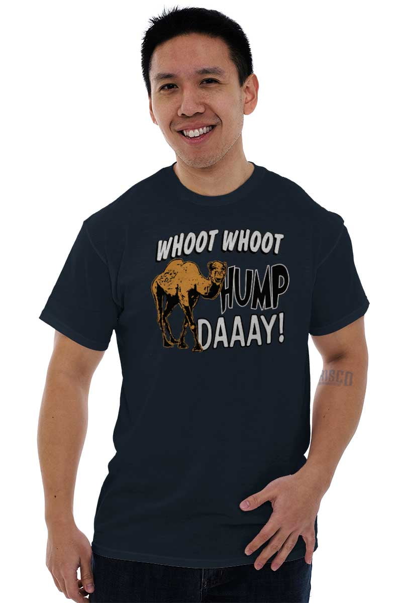Woot Woot Hump Day Wednesday Camel Men's Graphic T Shirt Tees Brisco ...