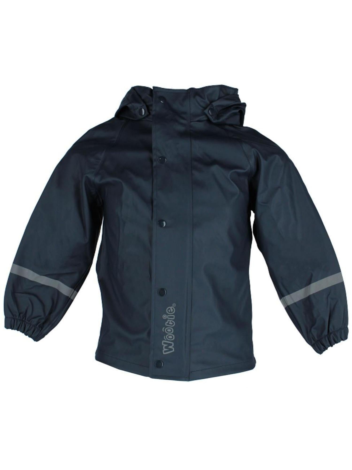 Wootie Little Girl's Solid Color Hooded Rain Coat by Wootie - Walmart.com