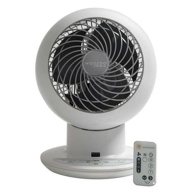 Woozoo Globe Multi-Directional 5-Speed Oscillating Fan w/ Remote ...