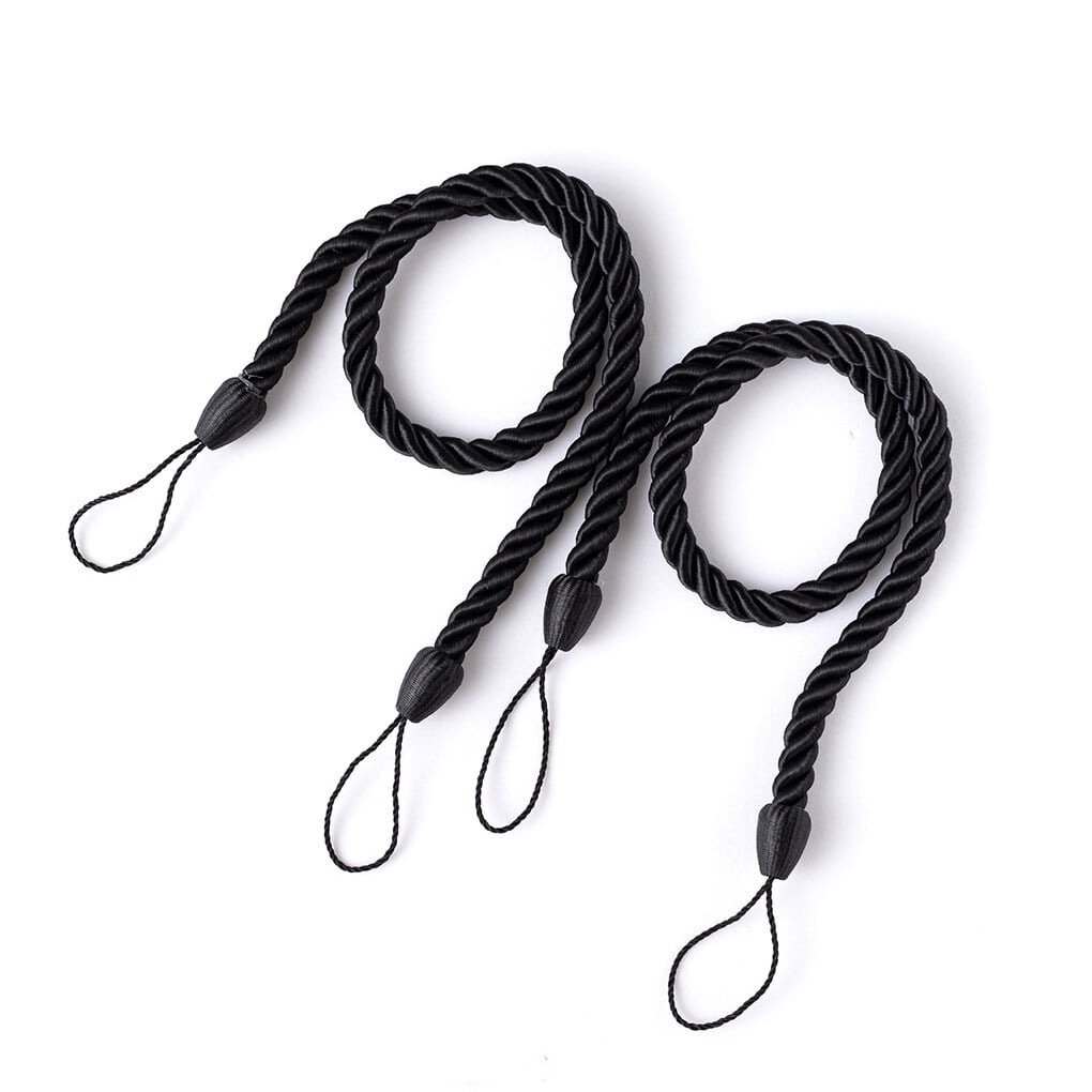 Worallymy 2 Pieces Home Hotel Polyester Curtain Holdback Living Room ...