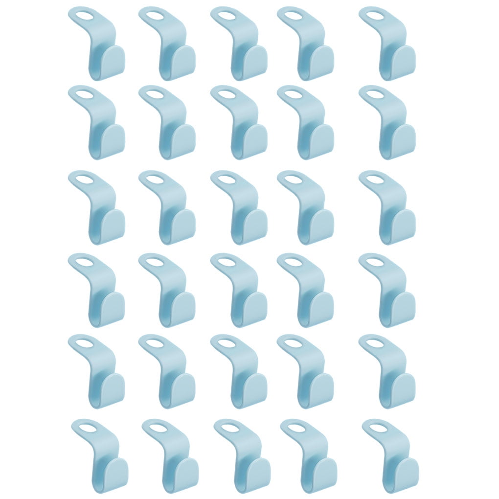 Worallymy 30 Pieces Clothes Hanger Connecting Hook Portable Replacement ...