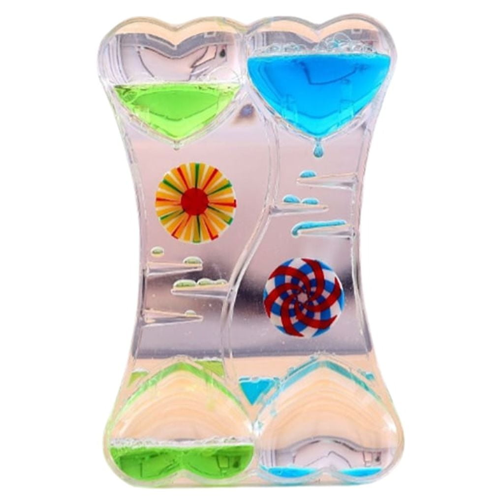 Worallymy Acrylic Fluid Motions Timer Reusable Relaxing Cute Funny ...