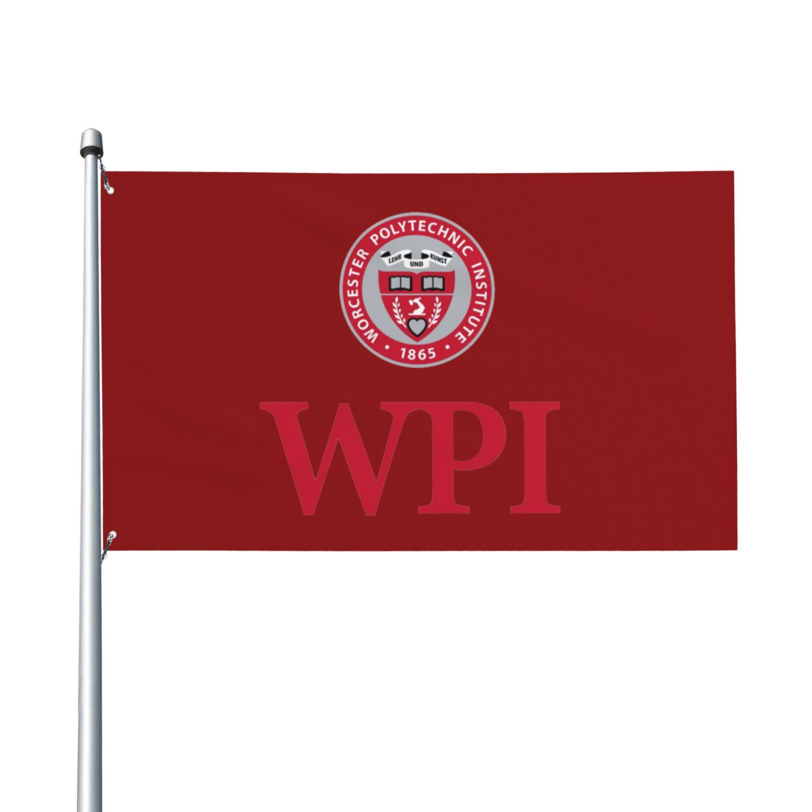 Worcester Polytechnic Institute Flag 3x5 Outdoor ,Sewn Stripes ...
