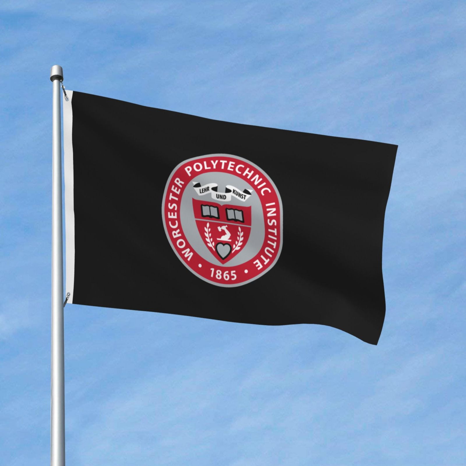 Worcester Polytechnic Institute Logo Banner 3x5 Ft Flag,Double Sided ...