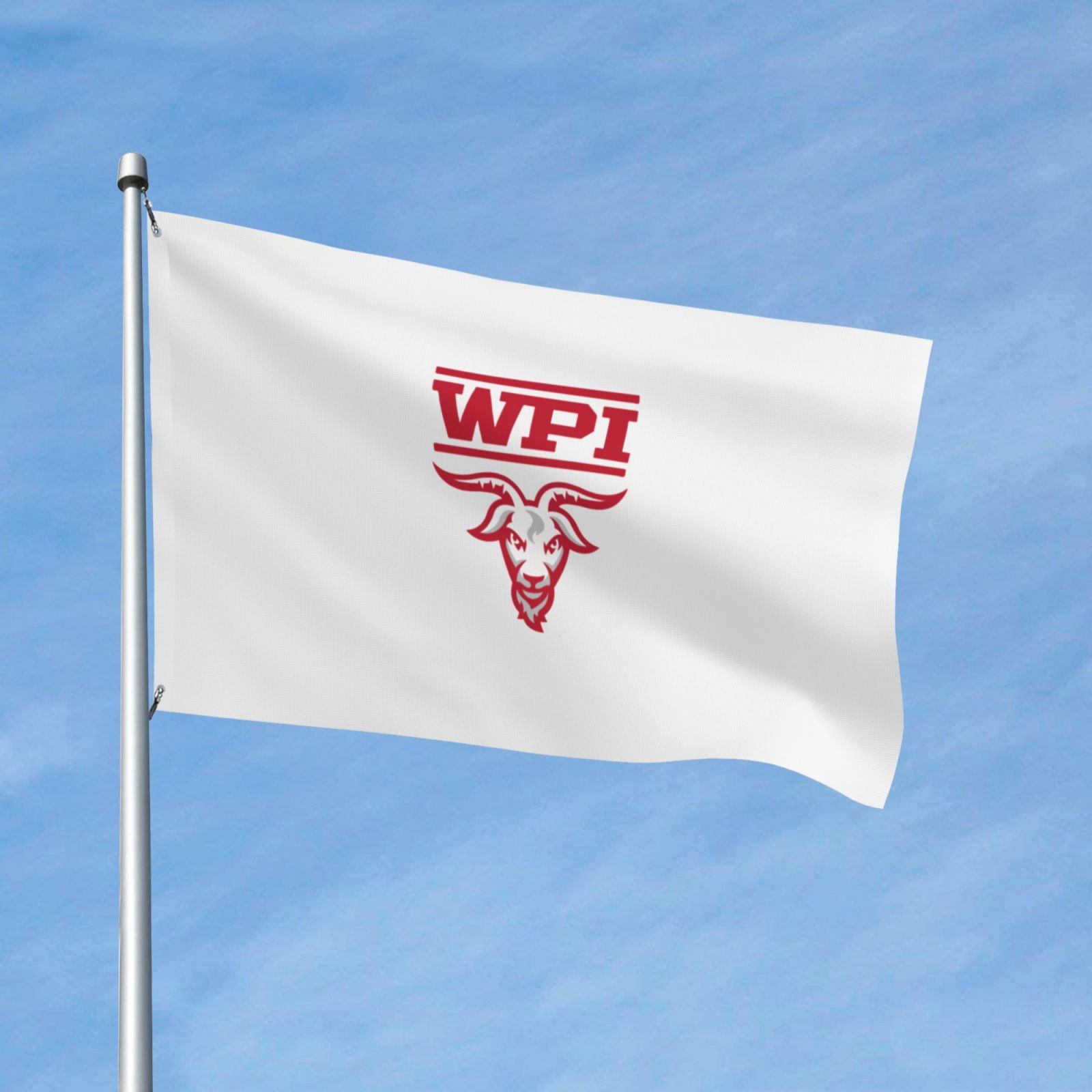 Worcester Polytechnic Institute Logo Banner 3x5 Ft Flag,Double Sided ...