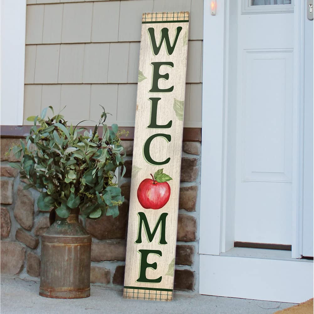 My Word! Apple - Porch Board Welcome Sign and porch leaner for Front ...