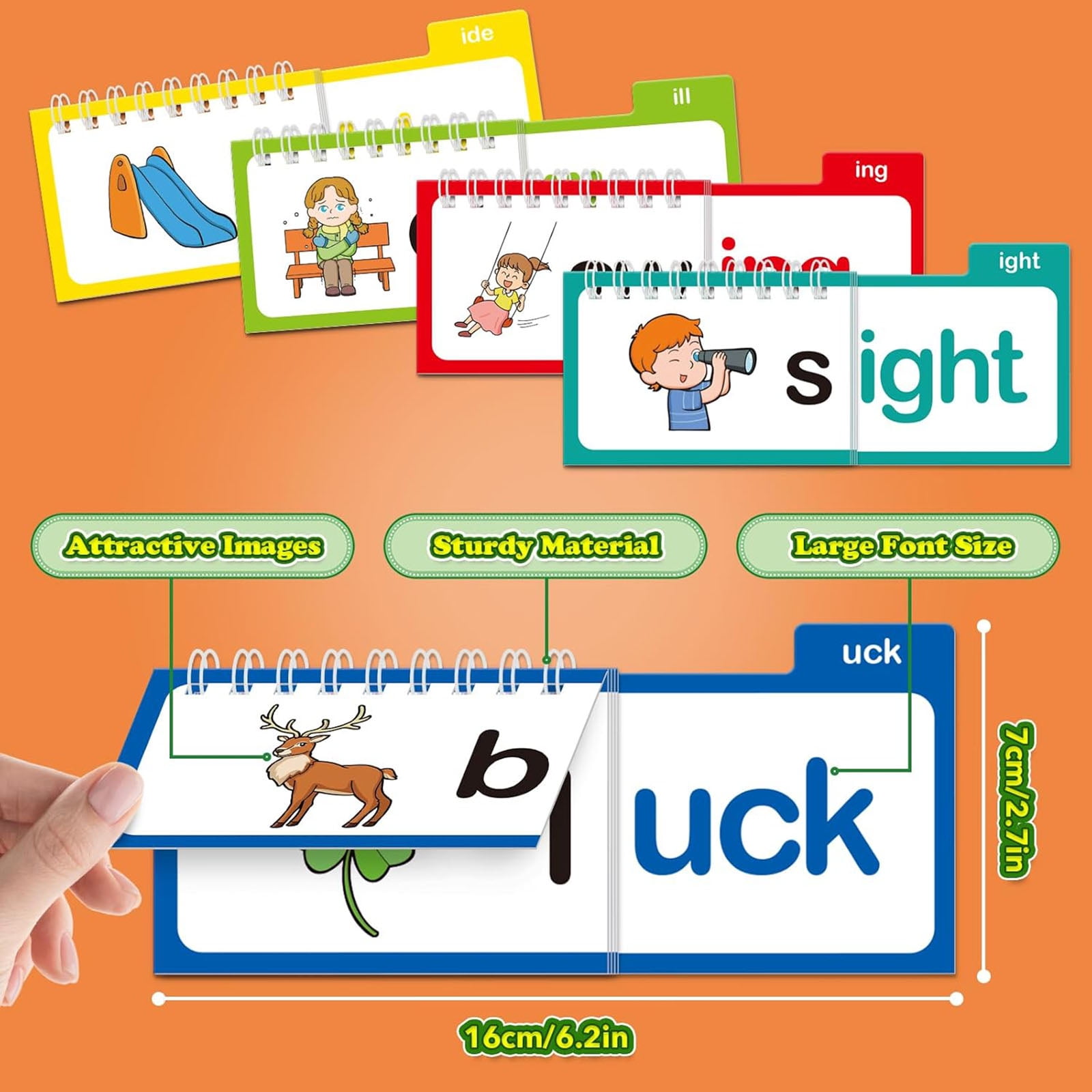 Word Families Letter Sounds Cards ABC Vocabulary Cards Kindergarten ...