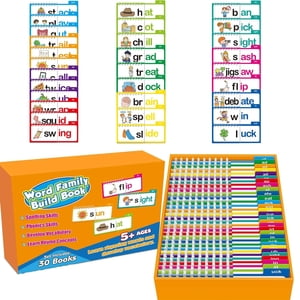 Word Families, Letter Sounds Flash Cards, ABC Vocabulary Flash Cards ...