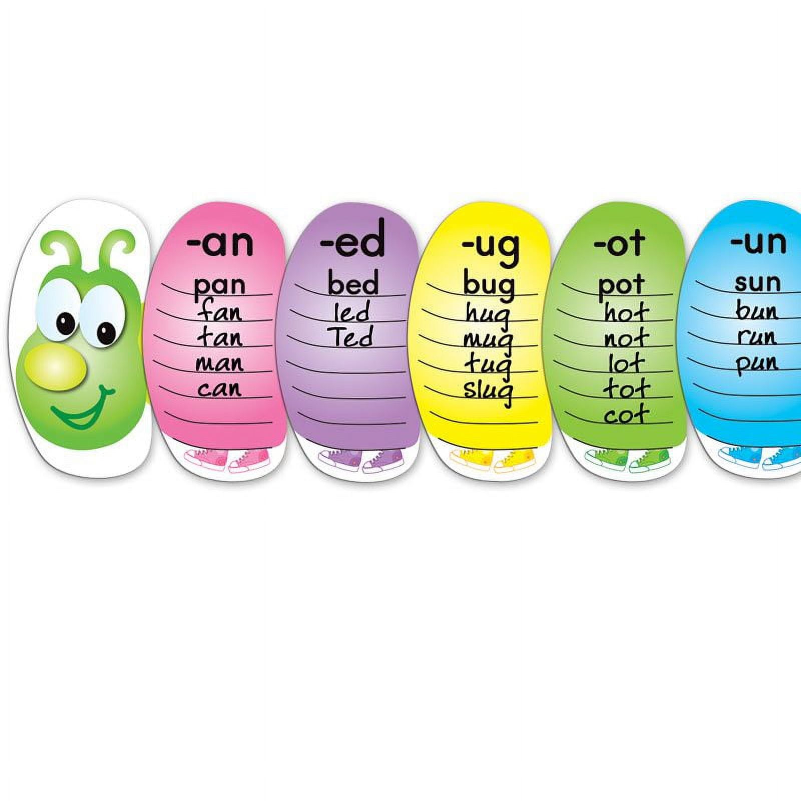 Word Family Caterpillar Poster Set - Walmart.com