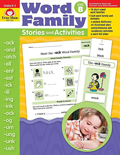 Pre-Owned Word Family Stories and Activities, Kindergarten - Grade 2 ...