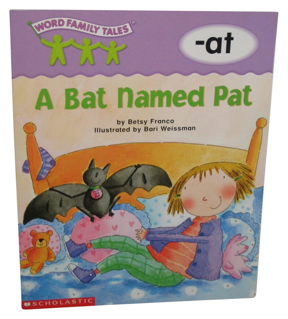 Word Family Tales A Bat Named Pat -at (2002) Paperback Book - Walmart.com