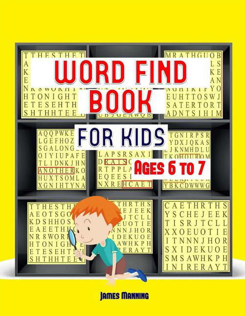 Word Find Book: Word Find Book : A large print children's word search ...