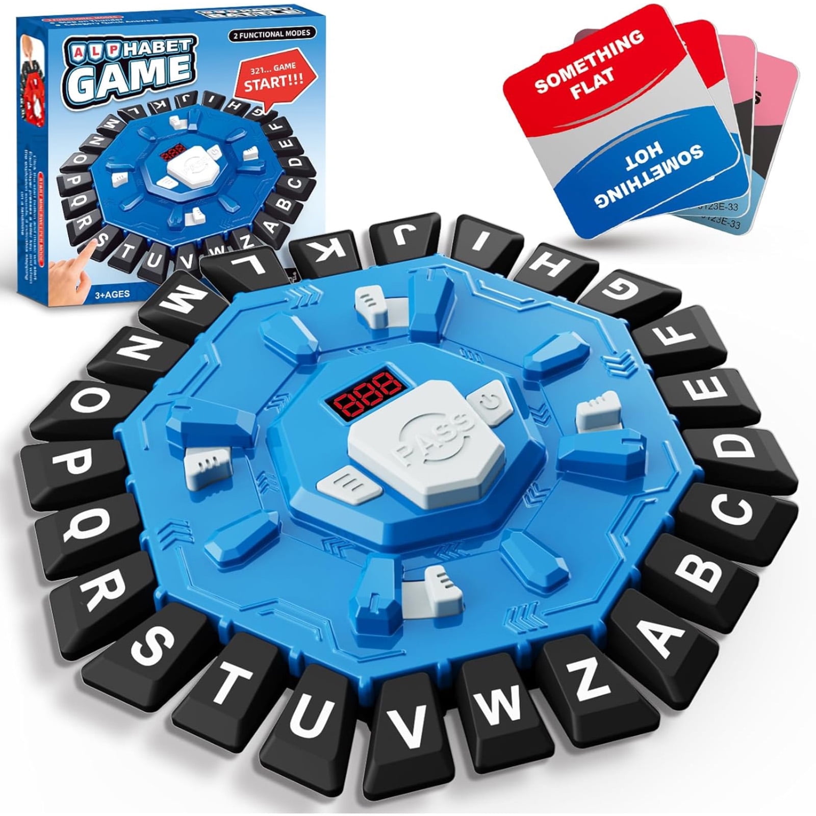 Word Game Family Board Game with Digital Display Timer and 2 Categories ...