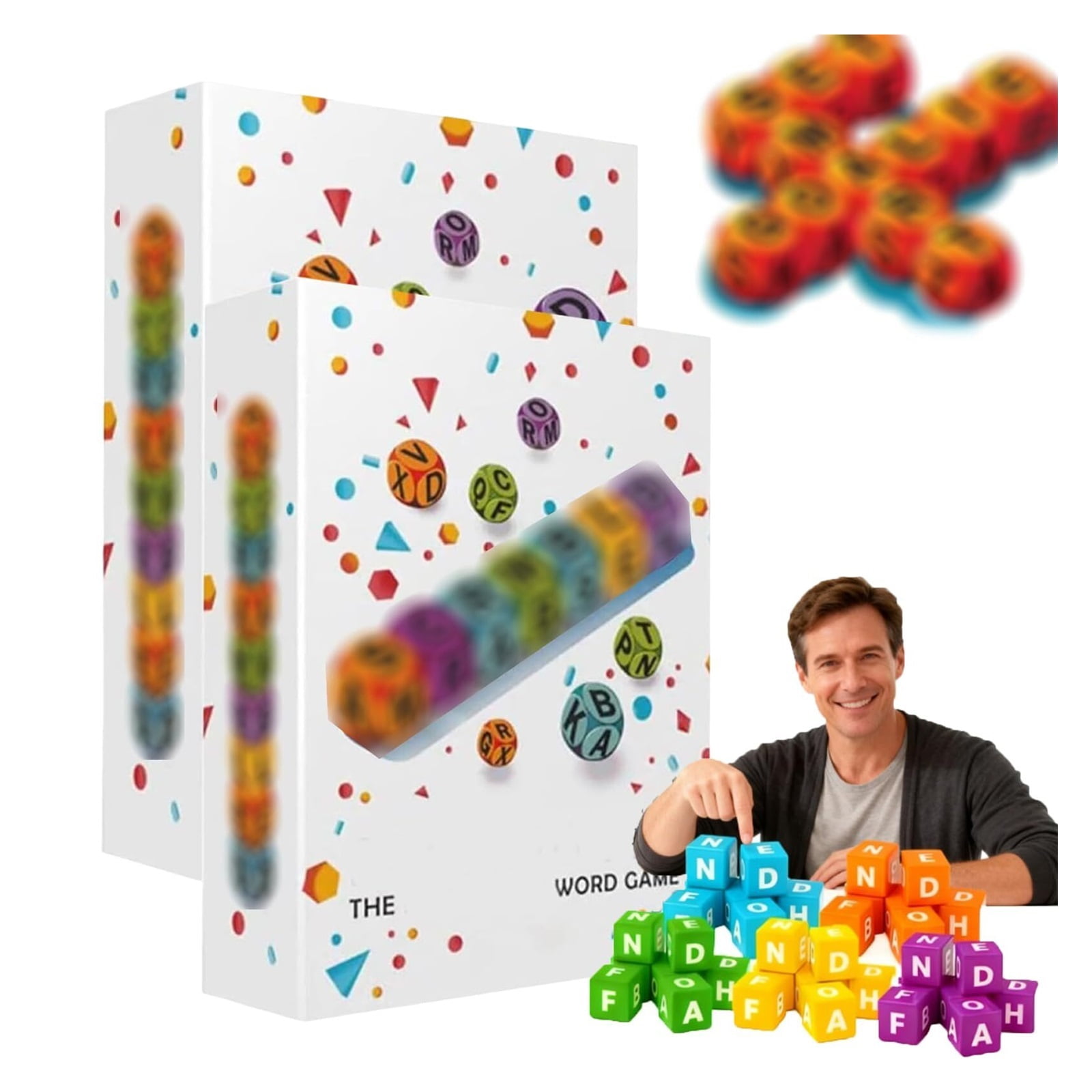 Word Game, Game Fast-Paced Word Party Game, Brain Exercise Party Game ...