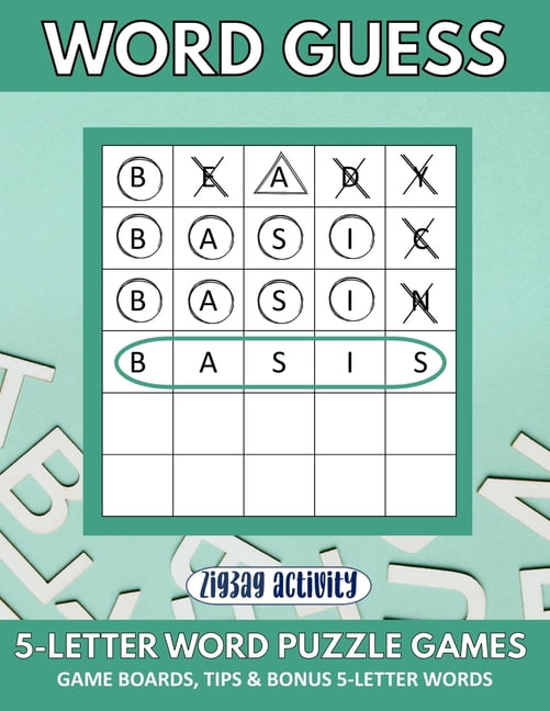 Word Guess 5-Letter Word Puzzle Games - Game Boards, Tips & Bonus 5 ...