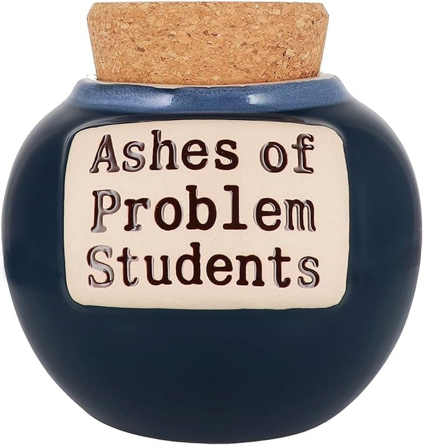 Word Jar “Ashes of Problem Students” Ceramic Teachers Gift Gag Joke ...