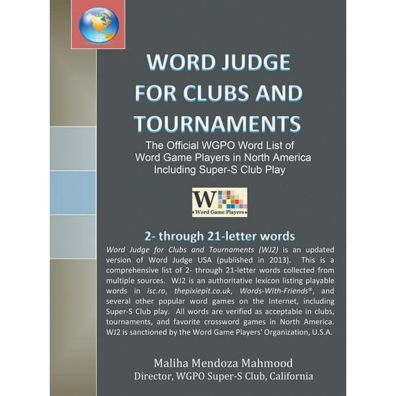 Word Judge for Clubs and Tournaments : The Official Wgpo Word List for ...