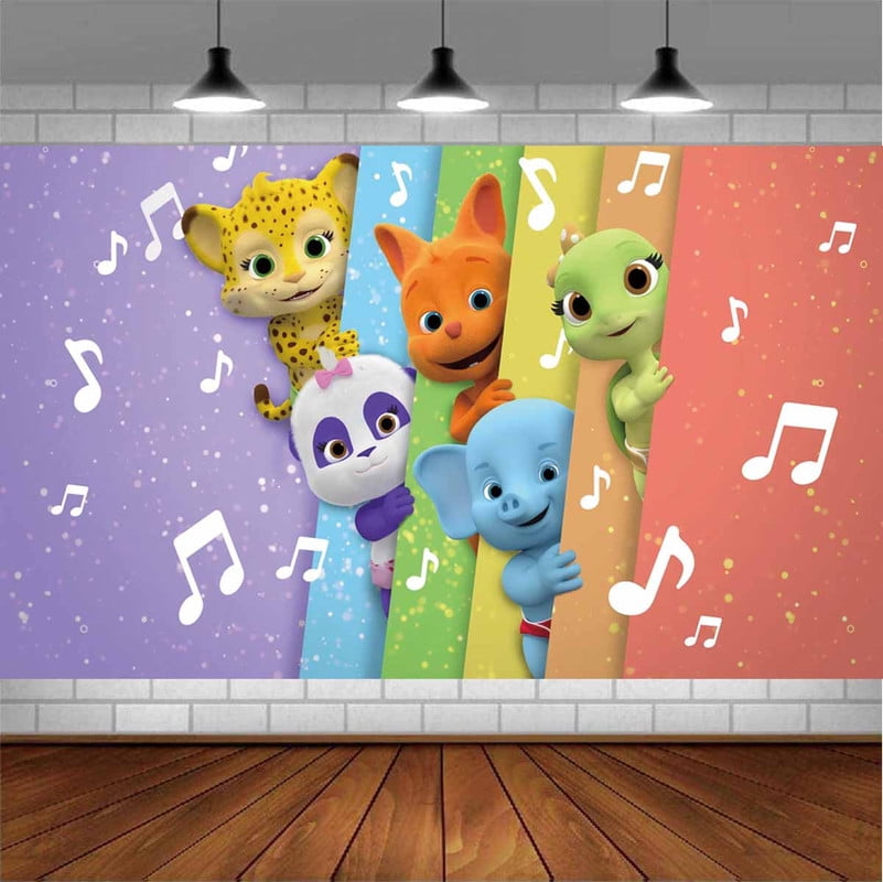 Word Party Backdrop Banner Party Supplies Poster Movie Theme Background ...