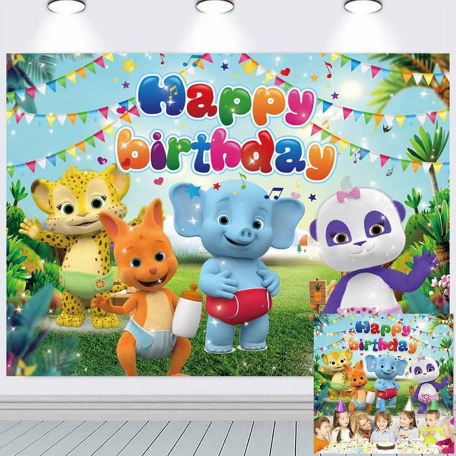 Word Party Backdrop Banner Party Supplies Poster Movie Theme Background ...