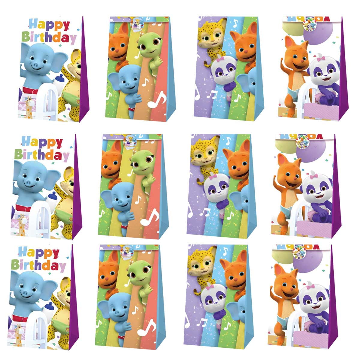 Word Party Candy Bags Birthday Goodie Party Favor Decorations Treat ...