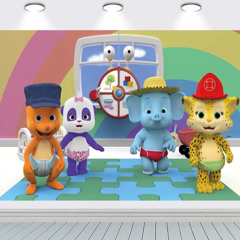 Word Party Party Supplies Backdrop Banner Poster Birthday Decorations ...