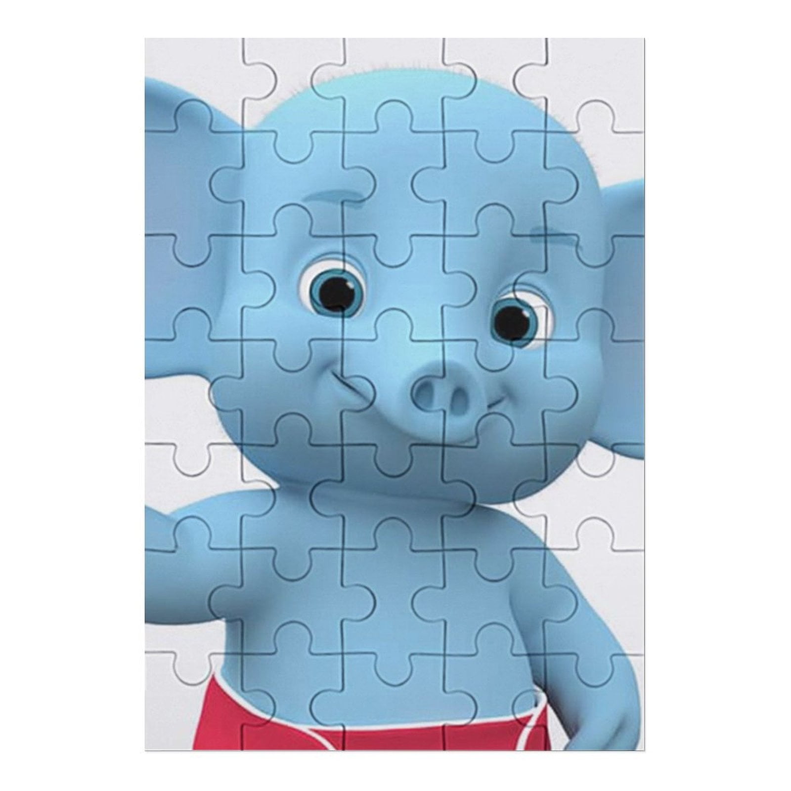 Word Party Picture Puzzle 35 PCS Wooden Puzzle Artwork Jigsaw Puzzles ...