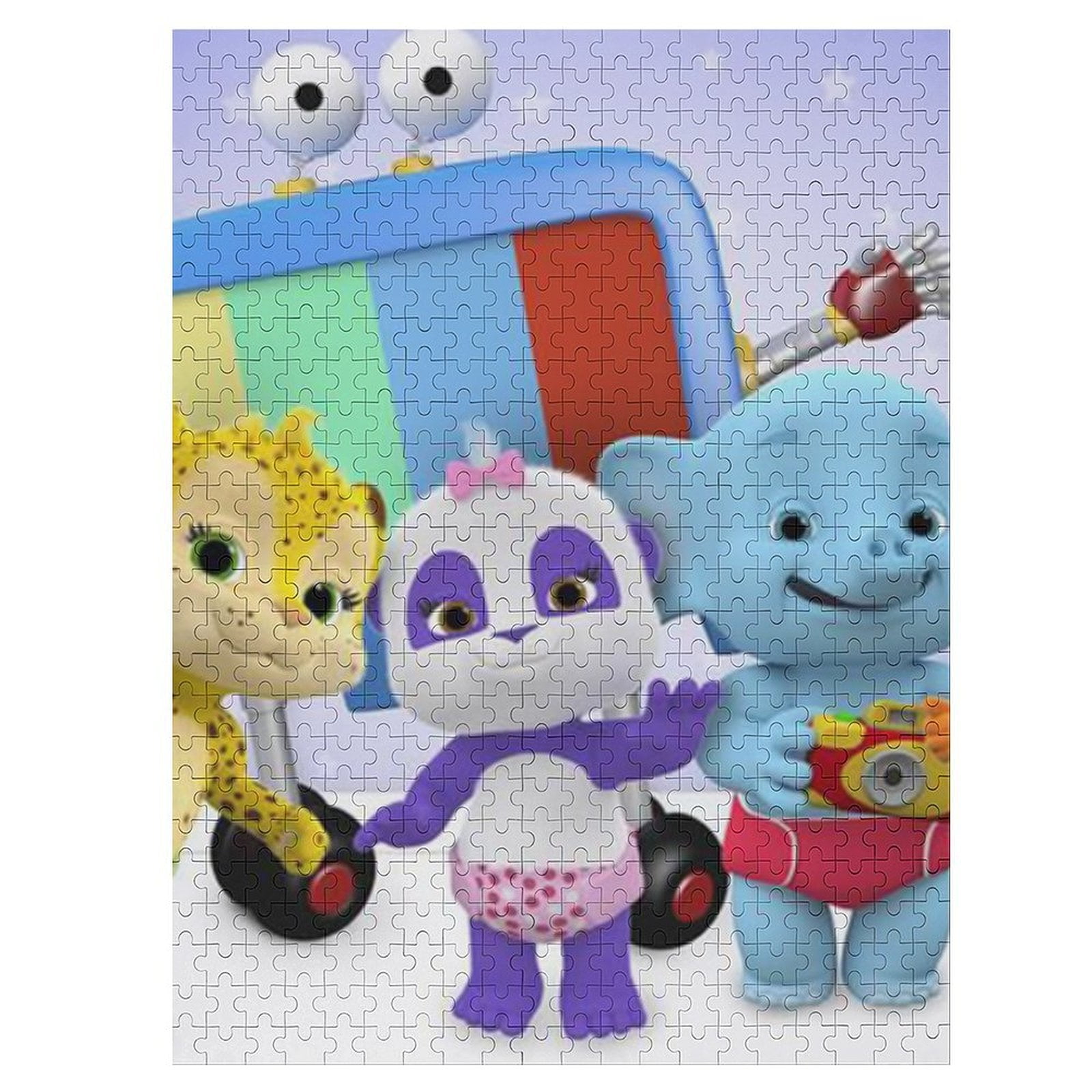 Word Party Picture Puzzle 500 PCS Wooden Puzzle Artwork Jigsaw Puzzles ...
