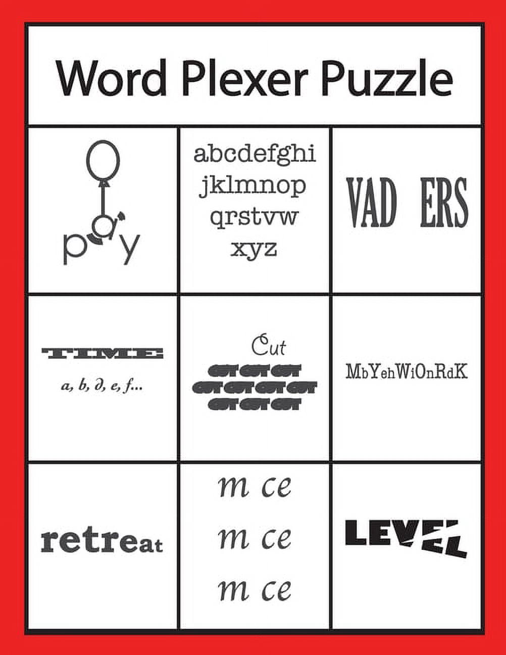 Word Plexer Puzzle: Rebus Puzzles Word or Phrase Fun and Challenge Game ...