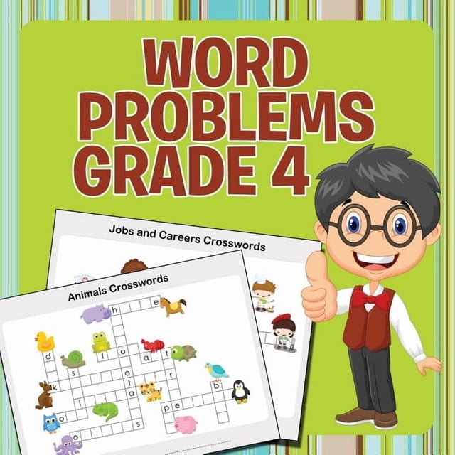 Word Problems Grade 4 (Paperback) - Walmart Business Supplies