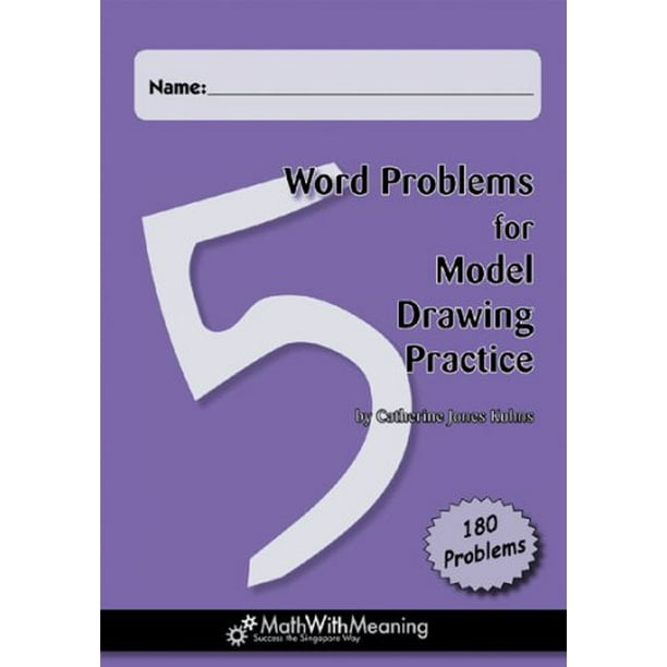Pre-Owned Word Problems for Model Drawing Practice - Level 5 Paperback ...