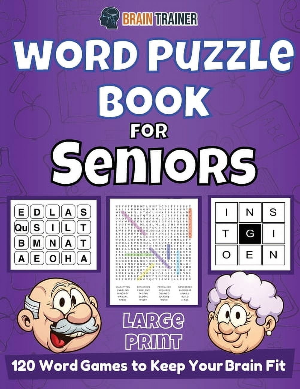 Word Puzzle Book For Seniors - 120 Word Games to Keep Your Brain Fit ...