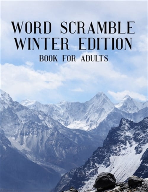 Word Scramble Winter Edition Book For Adults: Large Print Wintertide ...