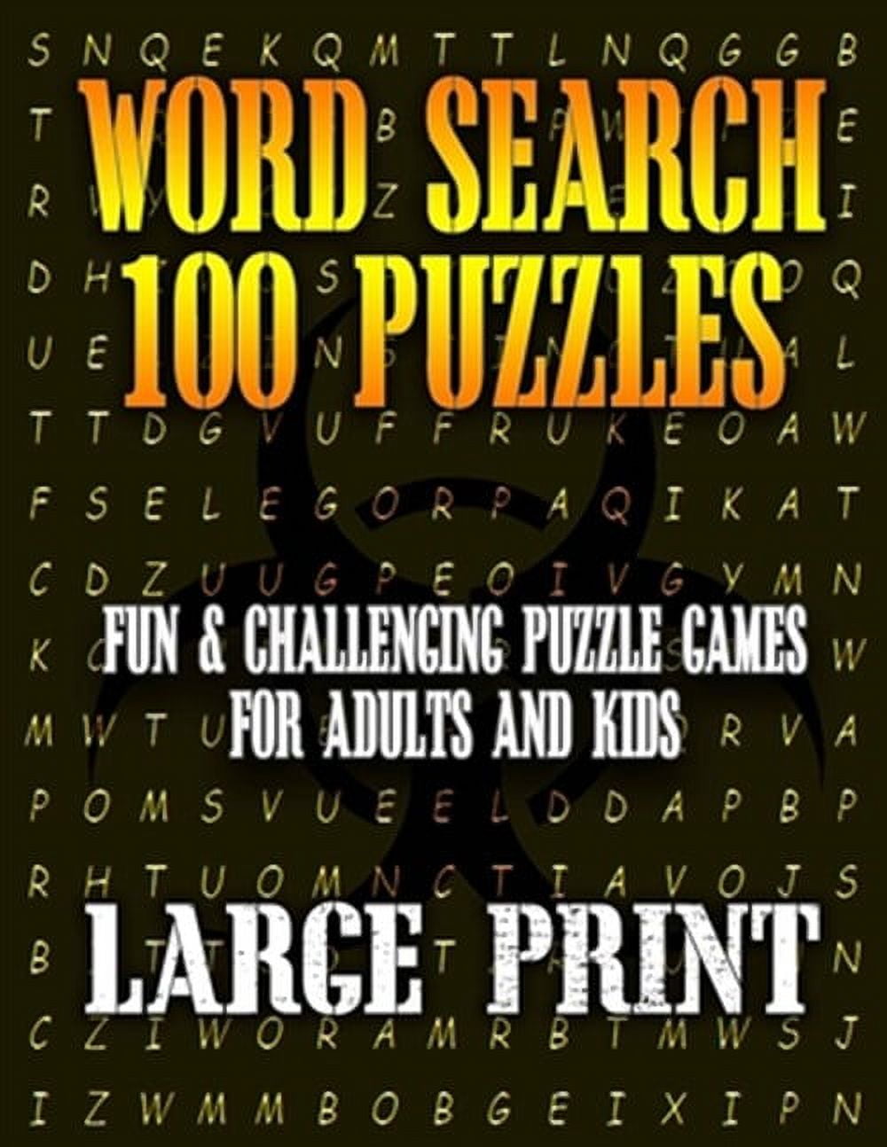 Word Search 100 Puzzles Large Print: Fun & Challenging Puzzle Games for ...