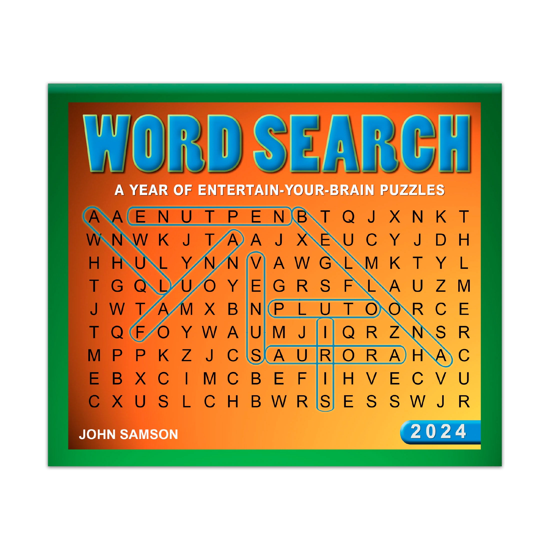 Word Search 2024 Box Calendar by Browntrout - Walmart.com