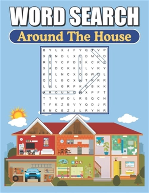 Word Search Around The House: Large Print Word Find Puzzles (Paperback ...