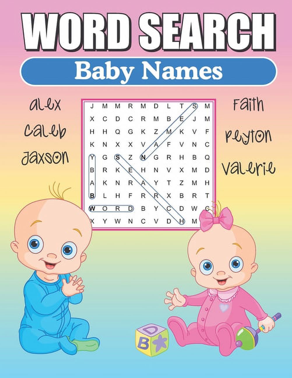 Word Search Baby Names: Word Find Puzzles, (Paperback) - Walmart.com