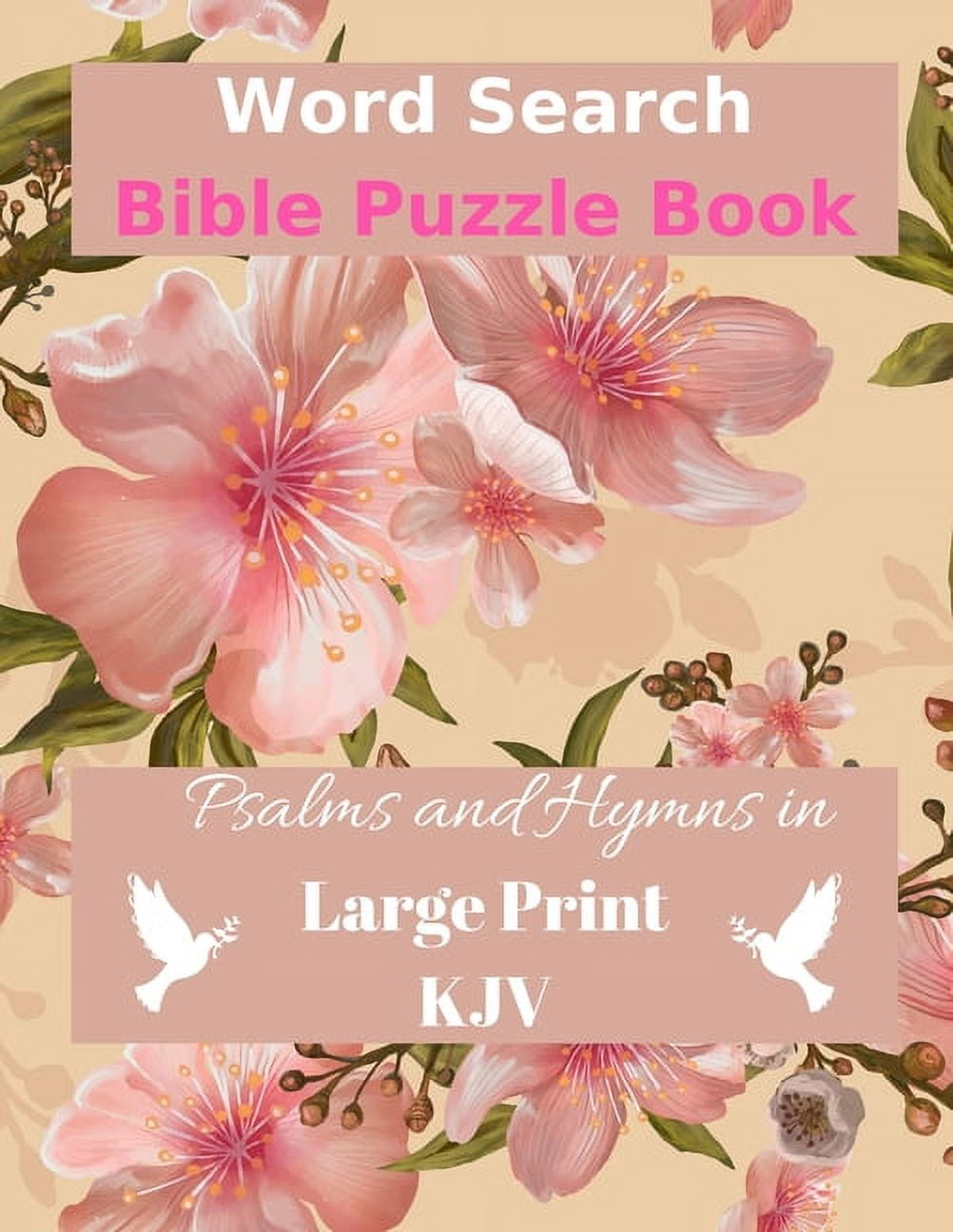 Word Search Bible Puzzle: Psalms and Hymns in Large Print (Paperback ...