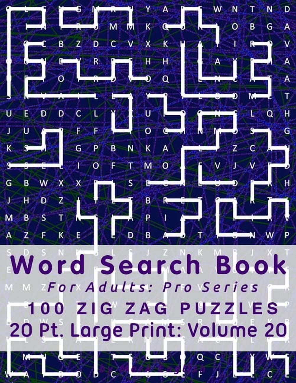 Pro Word Search Books for Adults: Word Search Book For Adults: Pro ...